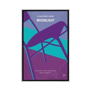 iCanvas "Moonlight Minimal Movie Poster" by Chungkong Framed - Bed Bath & Beyond - 37721845